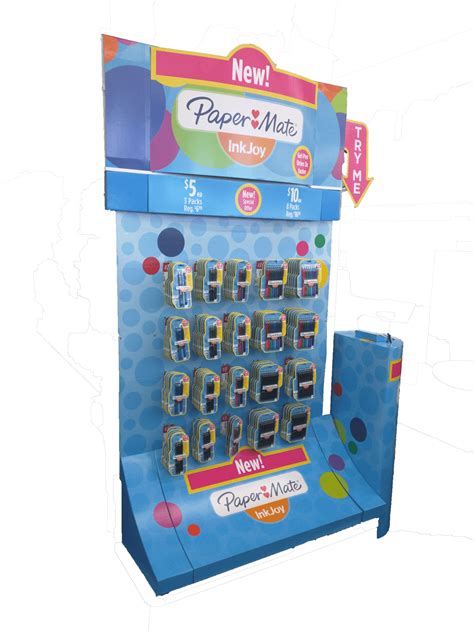 Cardboard Endcap Displays For Retail Abbott Action