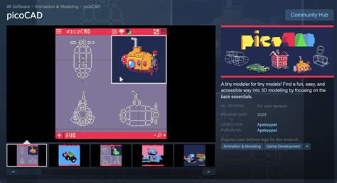 Picocad Is Coming To Steam Picocad By Johan Peitz