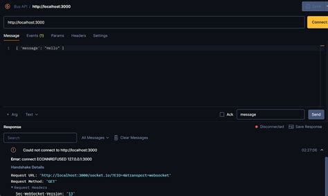 can t connect to socket io via postman 🙋 help postman community