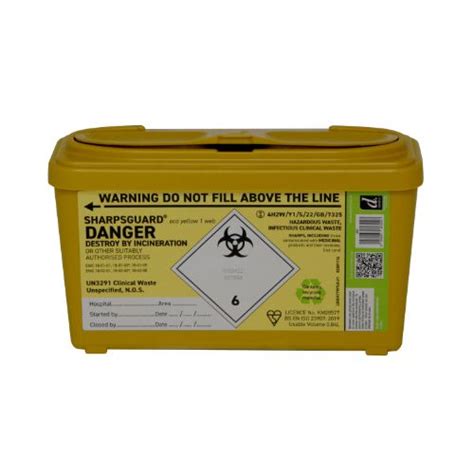 Sharpsguard 1l Sharps Bin Yellow Midmeds Limited