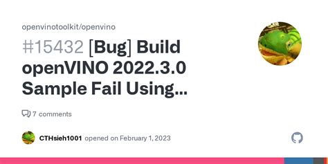 Bug Build Openvino 202230 Sample Fail Using Clang 11 Clang 11