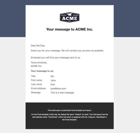 Variable Fluid Emails Im TYPO3 Form Framework Sebastian Klein