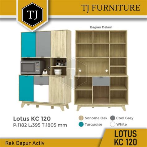 Jual Activ Kichen Cabinet Lotus Kc 120 Lemari Dapur Rak Kabinet Dapur