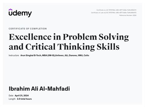 Ibrahim Al Mahfadi On Linkedin Problemsolving Criticalthinking