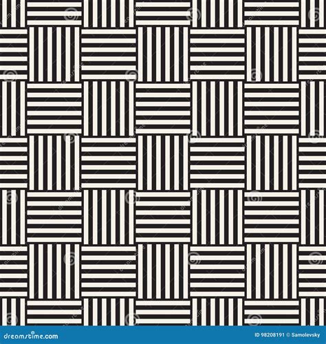 Crosshatch Vector Seamless Geometric Pattern Stock Vector Illustration Of Periodic Modern