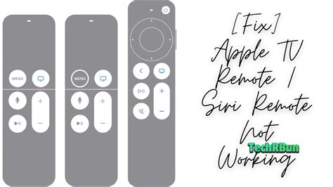 Fix Apple TV Remote Siri Remote Not Working 2024