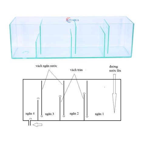 Glass Aquarium Overflow Filter 30cm 40cm 50cm Helps Purify Water To Create Microbiology For