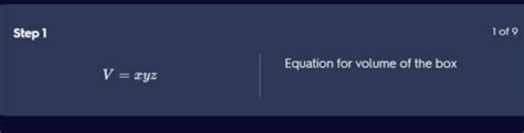 Lagrange And Volume Thing Flashcards Quizlet
