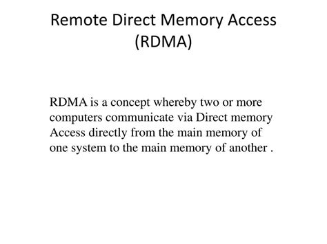 Ppt Introduction To Rdma Storage Systems Powerpoint Presentation Free Download Id5132179