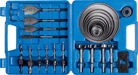 Набор: Коронки по дереву 19-127мм, державка 19-30мм, державка с опорн ...