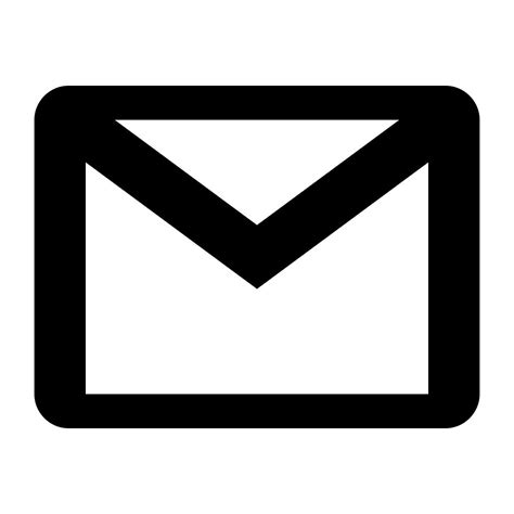 Gmail Logo Black Icons Free Download Svg Png 