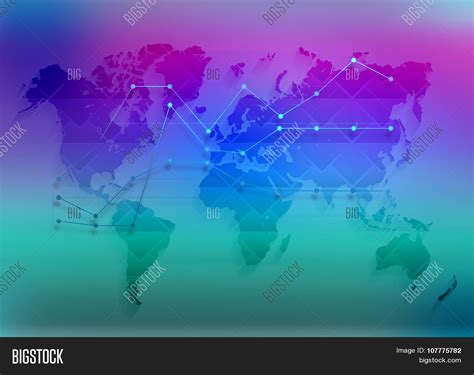 World Map Abstract Image Photo Free Trial Bigstock
