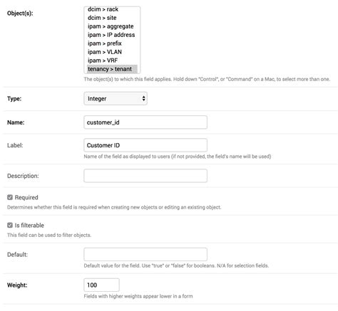 Server Error When Creating A New Tenant W Custom Fields Issue 1445