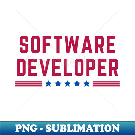 American Software Developer Aesthetic Sublimation Digital Inspire