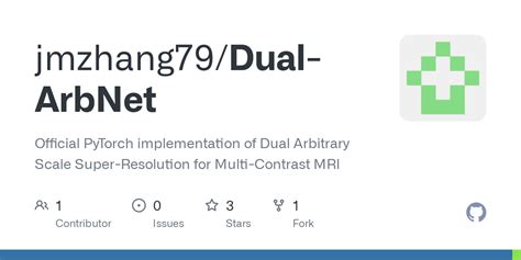 Github Jmzhang79dual Arbnet Official Pytorch Implementation Of Dual Arbitrary Scale Super