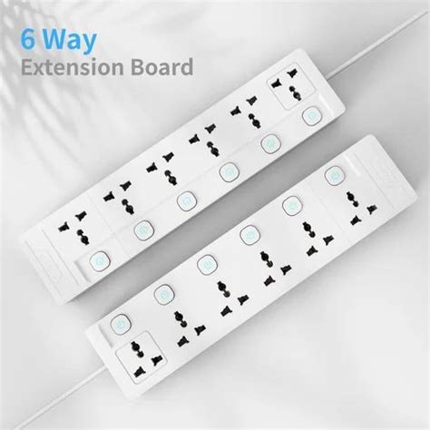 Cablet 6 Socket 6 Switch Extension Board At ₹ 500piece Extension Sockets In New Delhi Id