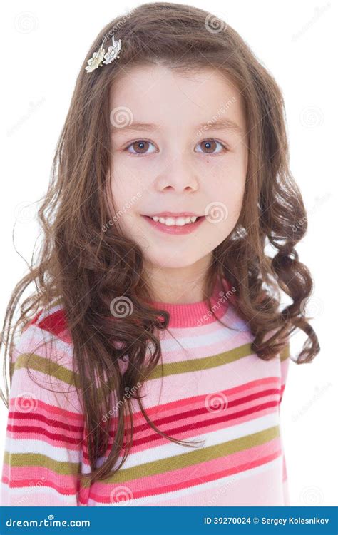 Очаровательная школьница представляя перед камерой Стоковое Фото изображение насчитывающей