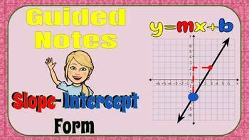 Graphing Slope Intercept Form Guided Notes TPT