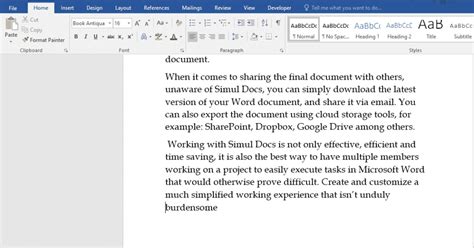 How To Keep Two Words Together On One Line In A Microsoft Word Document