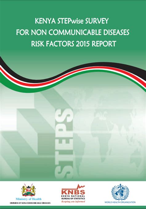 Kenya Stepwise Survey For Non Communicable Diseases Risk Factors 2015 Report Kenya National