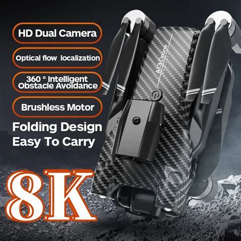 A13 Carbon Fiber 8k Drone 4k High Definition Camera Fpv Pressure And