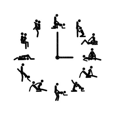Kama Sutra Clock Svg Sex Poses Stickman Figure Svg Vector Inspire Uplift