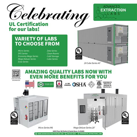 Ul Listed Vs Ul Components Advanced Extraction Labs