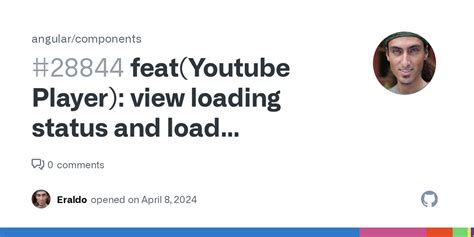 Featyoutube Player View Loading Status And Load Programmatically · Issue 28844 · Angular