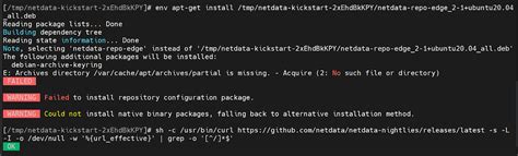Getting Error While Installing Netadata In Ubuntu 2004 Help Netdata Community Forums