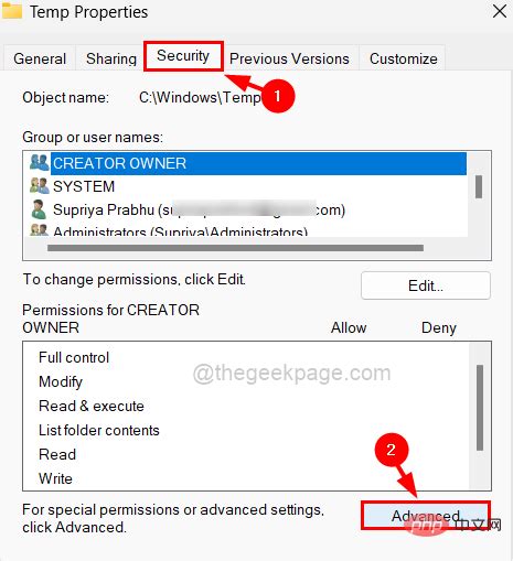 内部错误：无法创建临时目录 已解决 常见问题 Php中文网