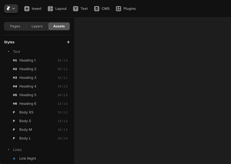 Using Text Styles — Framer Help