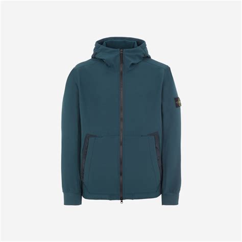 스톤 아일랜드 Q0122 소프트 쉘 R Edye 테크놀로지 자켓 다크 그린 22fw Stone Island Kream