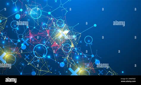 Abstract Geometric Vector Background Technology Or Science Concept