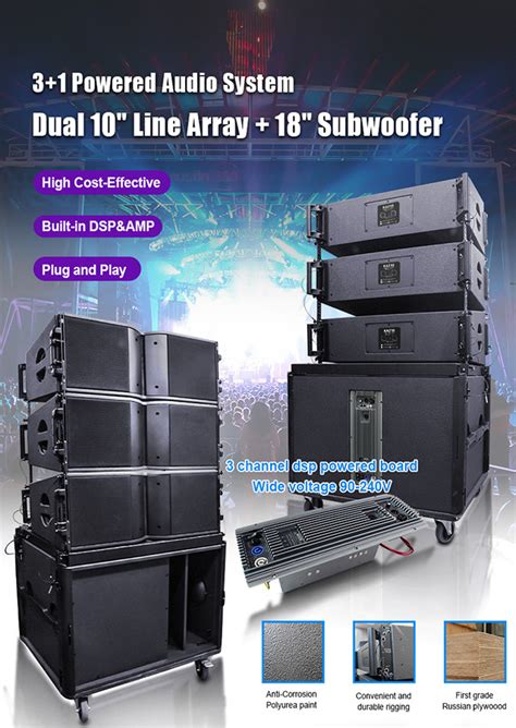 New Active Line Array Combination Sinbosen Audio Sound System