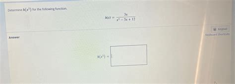 Solved Determine H X2 For The Following Chegg Com