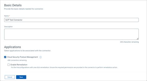 Creating GCP Connectors