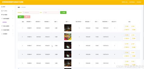 Java计算机毕业设计体育馆预定管理平台的设计与实现（开题程序论文） Csdn博客