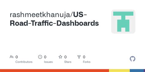 GitHub Rashmeetkhanuja US Road Traffic Dashboards