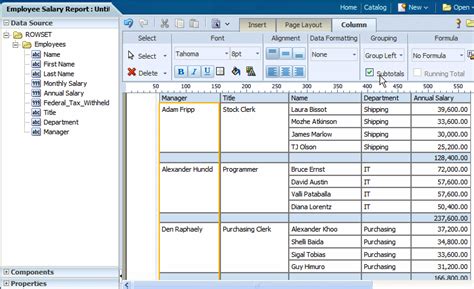 Creating Bi Publisher Layout Templates