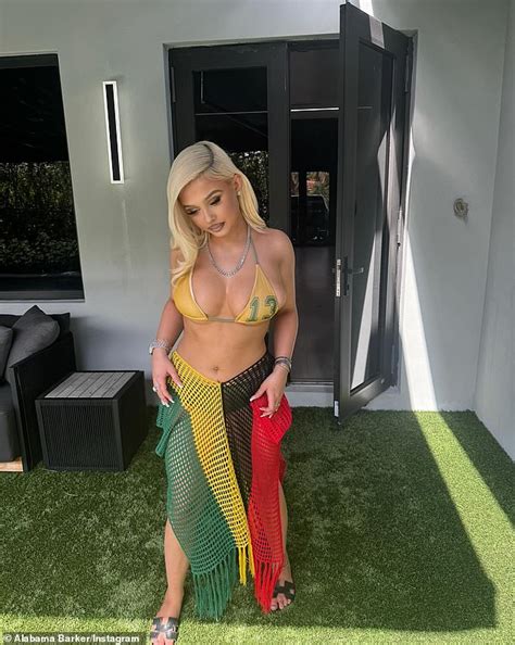 Alabama Barker 18 Claps Back At Claims Shes Had Too Much Cosmetic