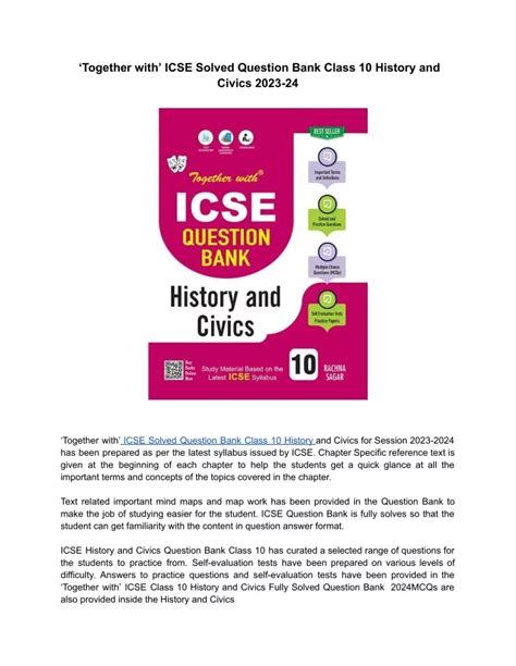 Ppt Together With Icse Class 10 History And Civics Fully Solved
