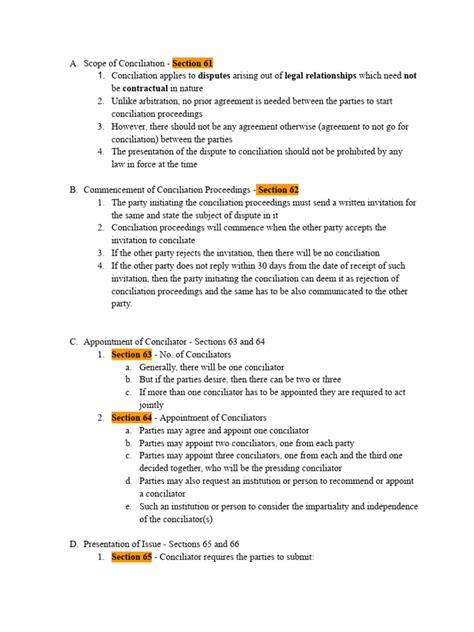 Conciliation Process Overview And Guidelines Pdf Settlement Litigation Arbitration