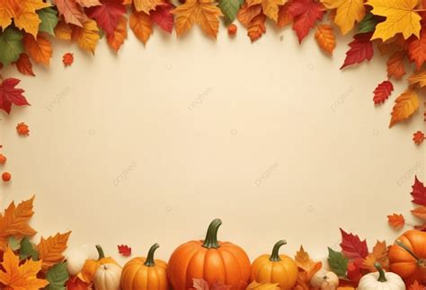 행복한 추수감사절 휴일 프레임 디자인 추수 감사절 테두리 사진 단풍과 호박 국경 추수감사절 배경 일러스트 및 사진 무료 다운로드 Pngtree