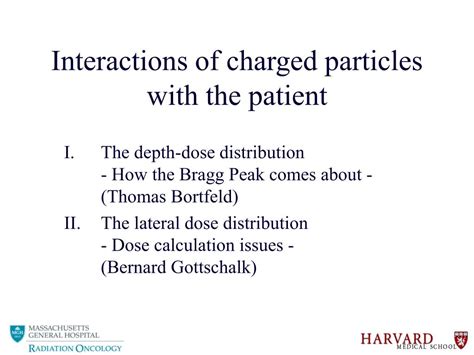 PPT Interactions Of Charged Particles With The Patient PowerPoint