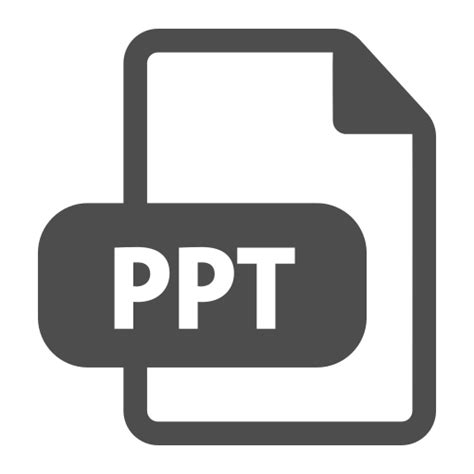 Document Extension File Format Powerpoint Ppt Icon
