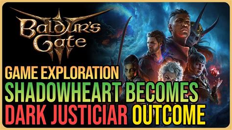 Shadowheart Becomes Dark Justiciar Baldurs Gate 3 Youtube