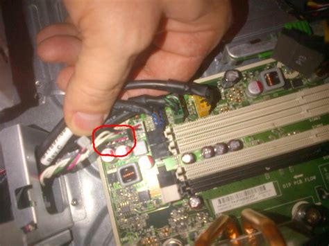 void error 512 rear chassis fan not detected on a small form factor