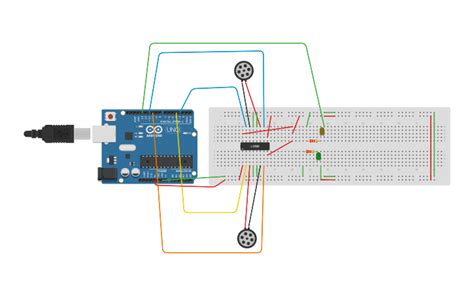 Circuit Design Circuit For Dual Motor Tank Tinkercad