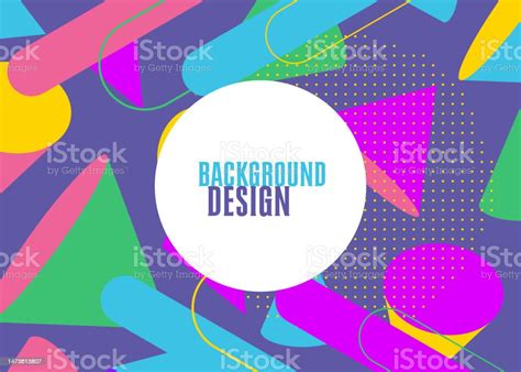 기하학적 복고풍 요소 테마 배경 빈티지 최소 기하학적 템플릿입니다 추상 그래픽 모양 포스터 배너 디자인 표지 가리기에 대한 스톡