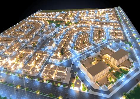 Sorouh Residential Compound Scale Model In Amman City Scale Models